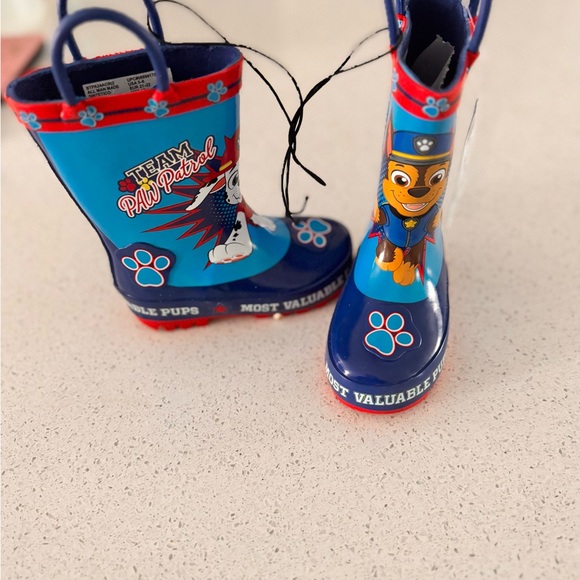 Nickelodeon | Shoes | Nickelodeon Paw Patrol Kids Rain Boots Blue And ...